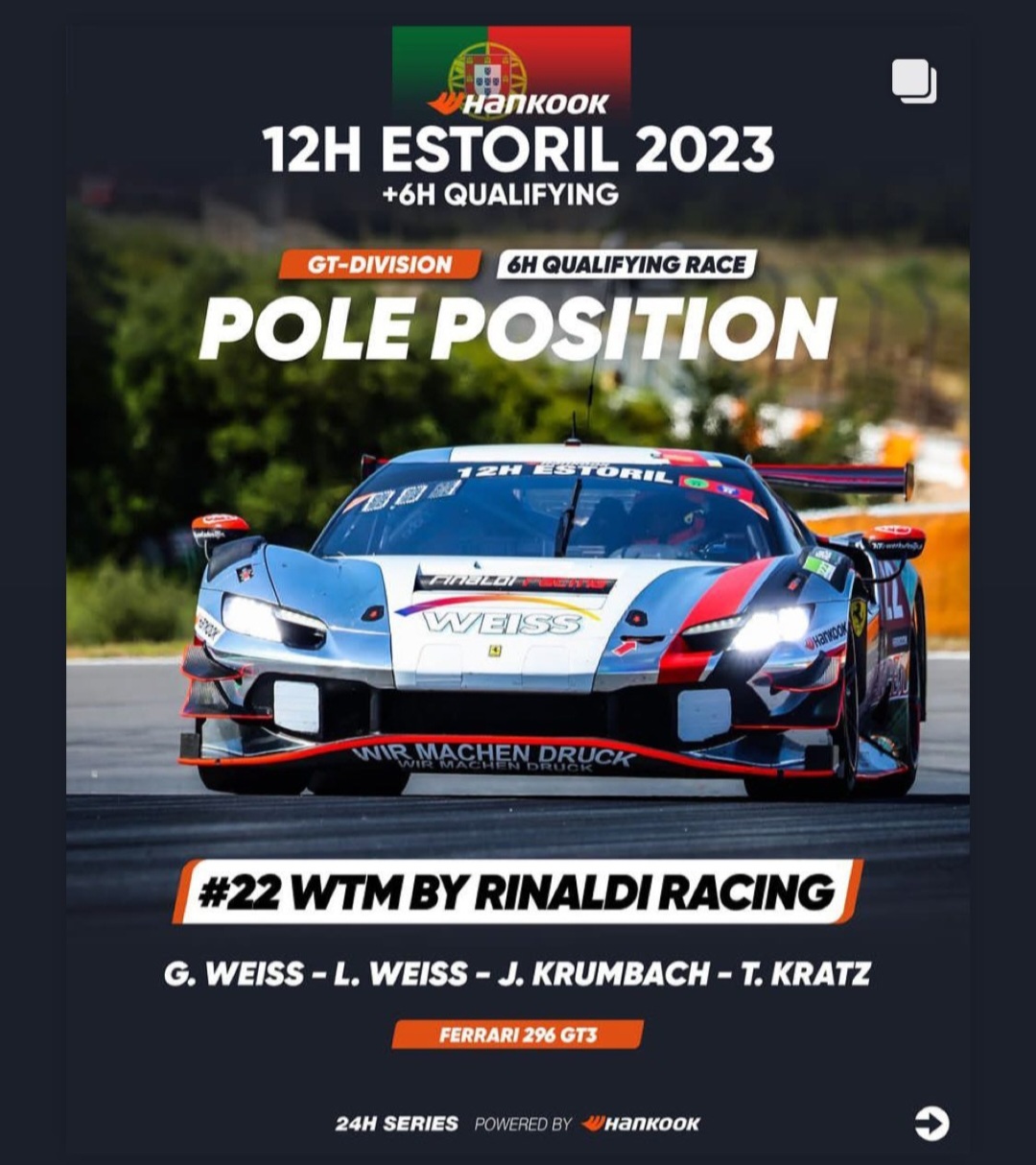 WTM BY RINALDI RACING LIDERARÁ LAS 6H DE LA CARRERA CLASIFICATORIA EN ...